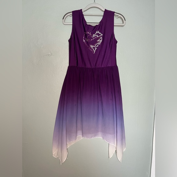 Disney | Dresses | Disney Descendants 3 Purple Ombre Mal Dress | Poshmark